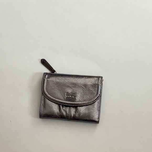 Coach | Bags | Coach Metallic Wallet | Poshmark